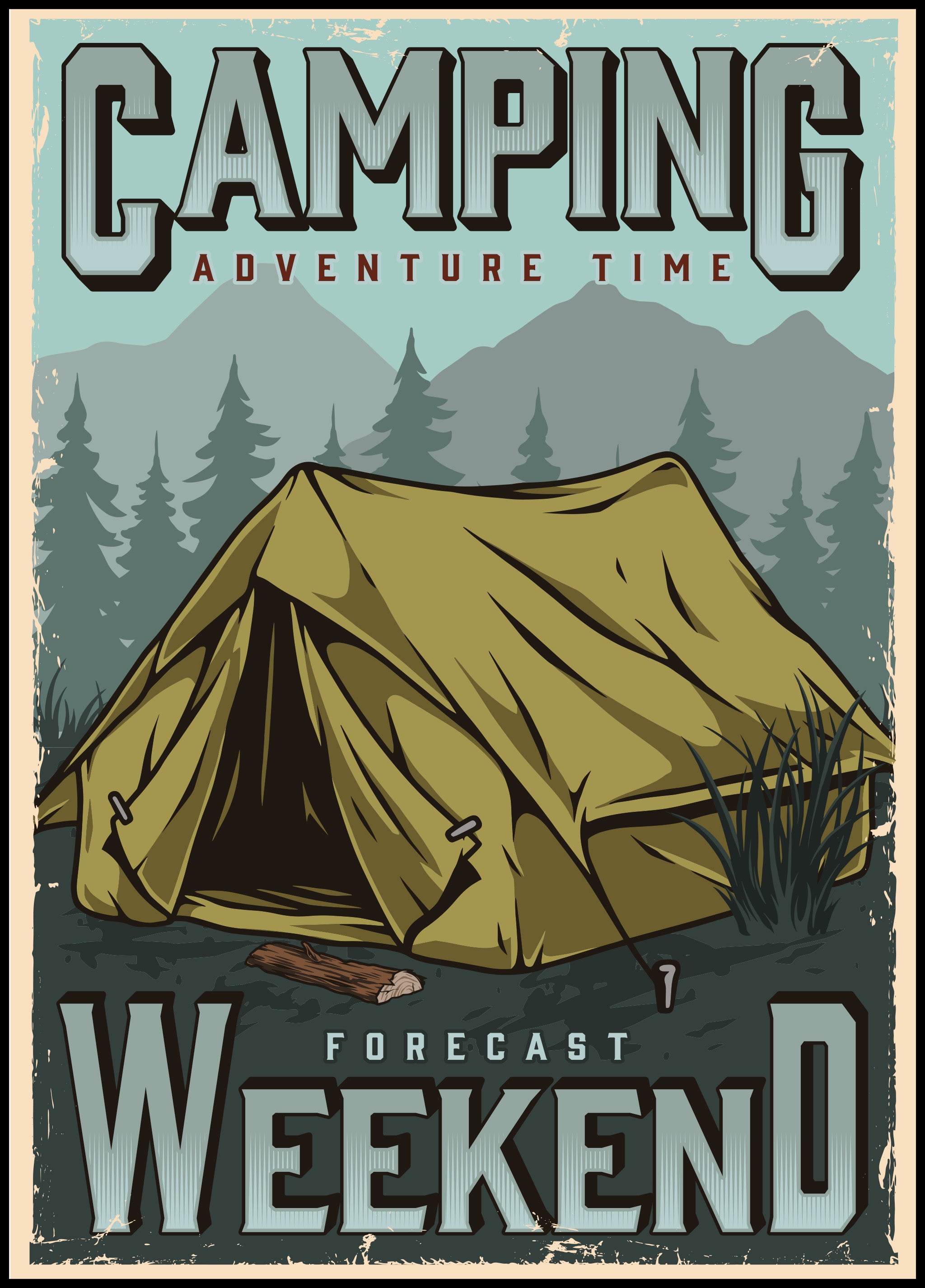Camping Poster – Posterimo