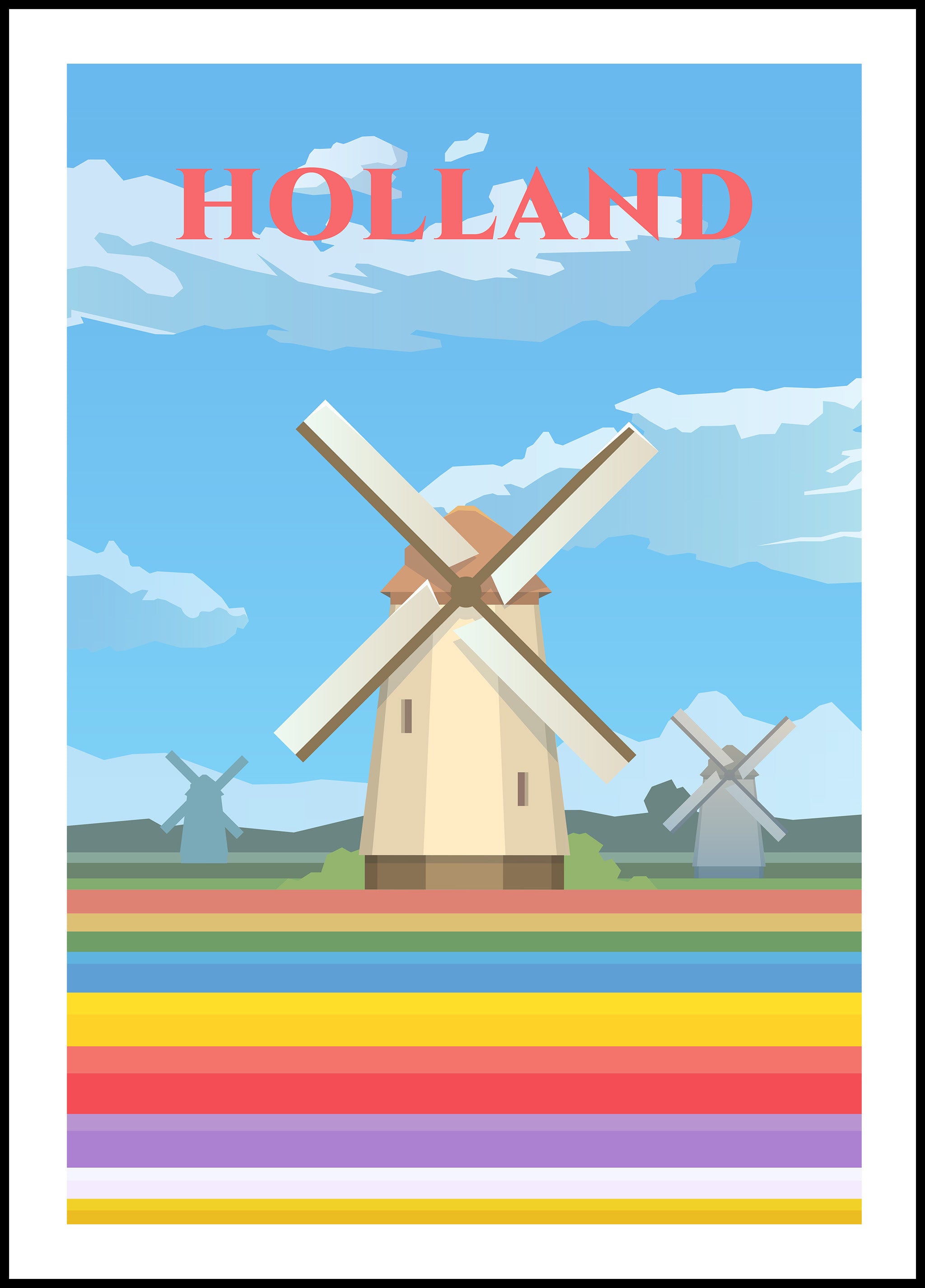 Plakat Holandia – Posterimo
