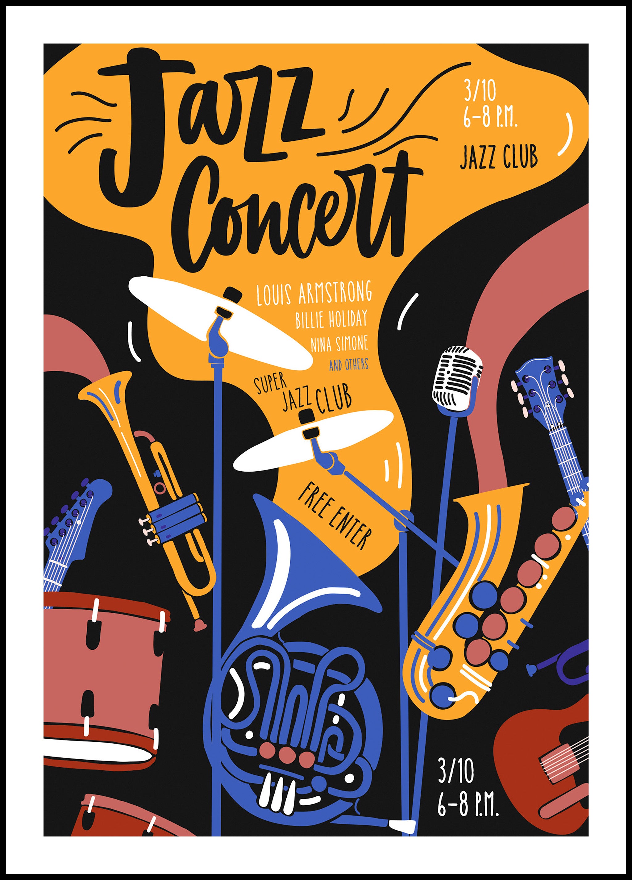 Jazz Concert Poster – Posterimo